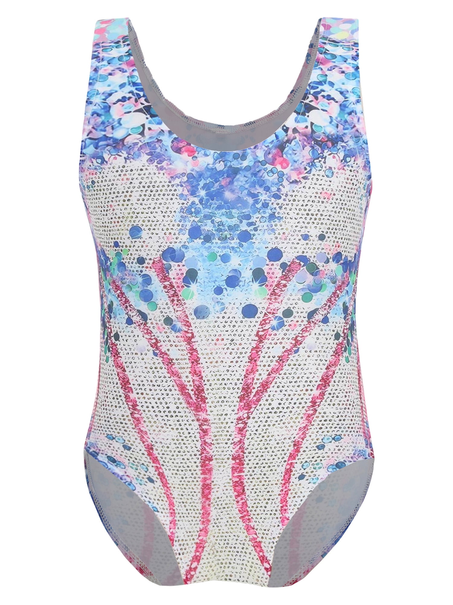 iixpin Girls Swimming Costumes Kids One Piece Swimsuit Rash Guard ...