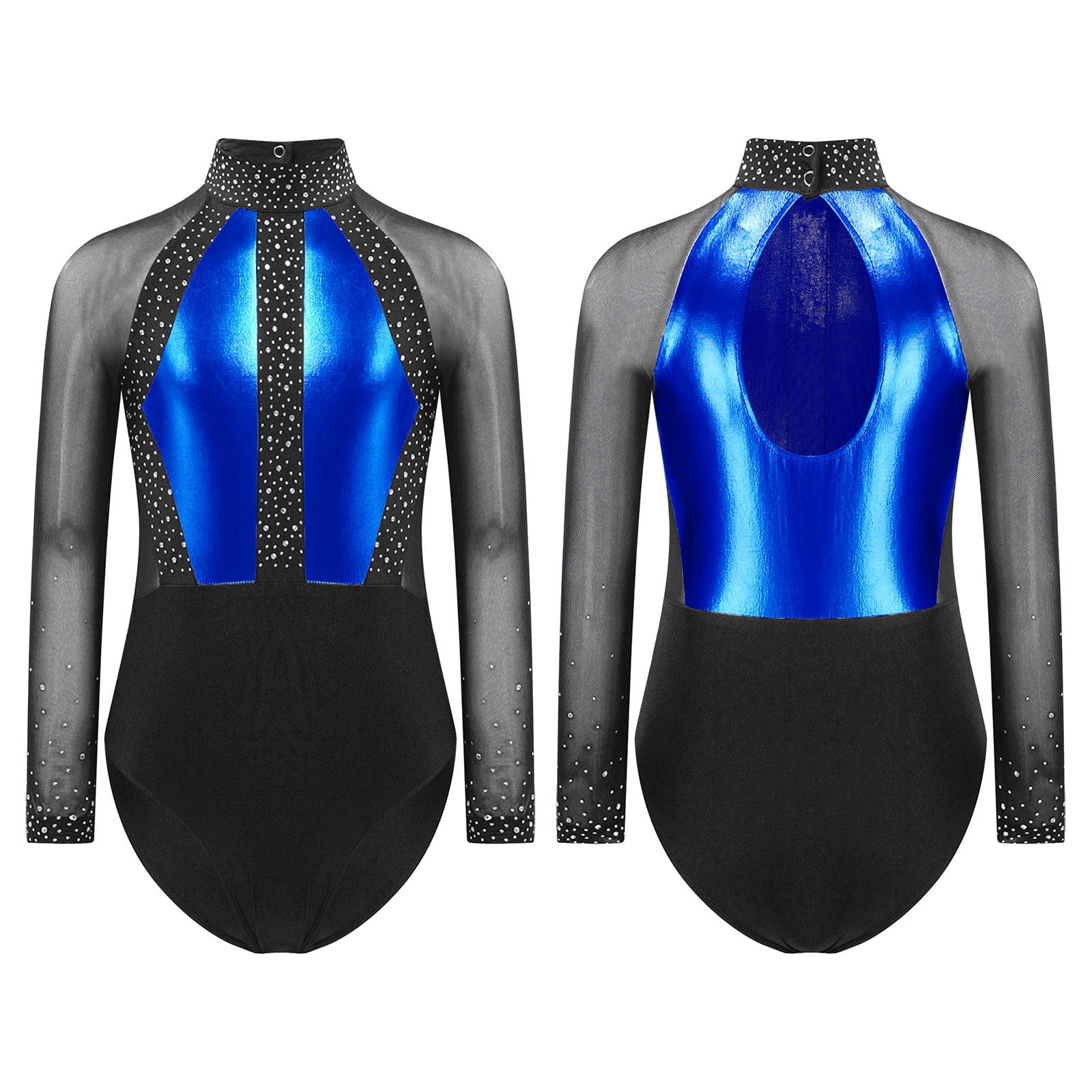 iixpin Gymnastics Leotard for Girls Sparkle Dance Biketards Kids ...