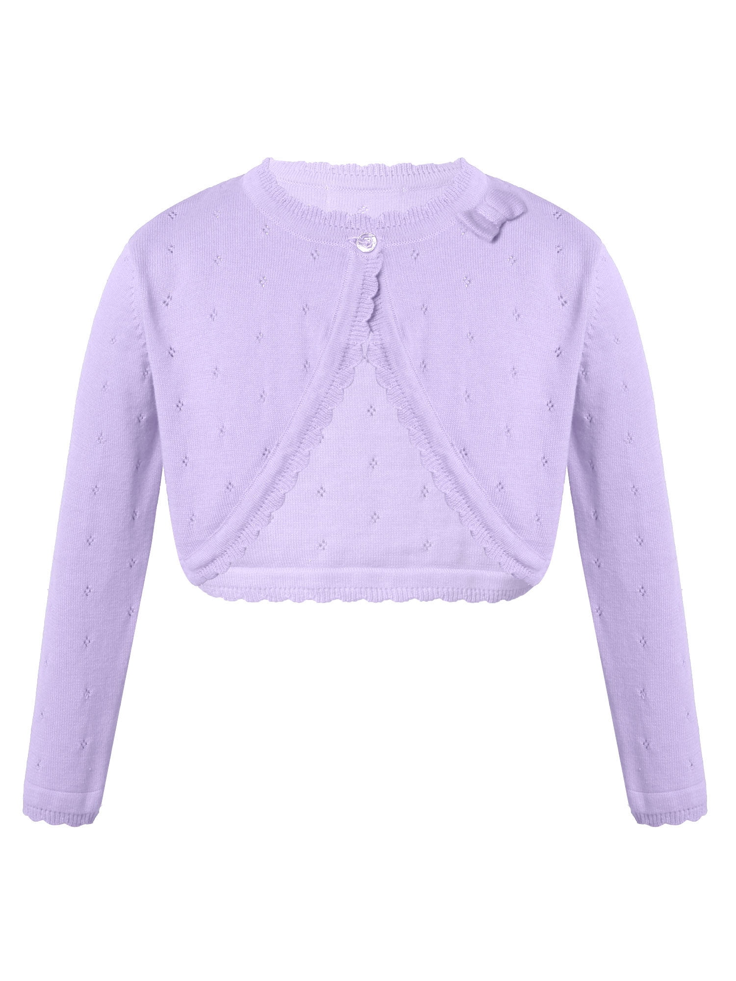 iixpin Kids Girls Long Sleeve Knit Sweater Cardigan One Button Outwear ...