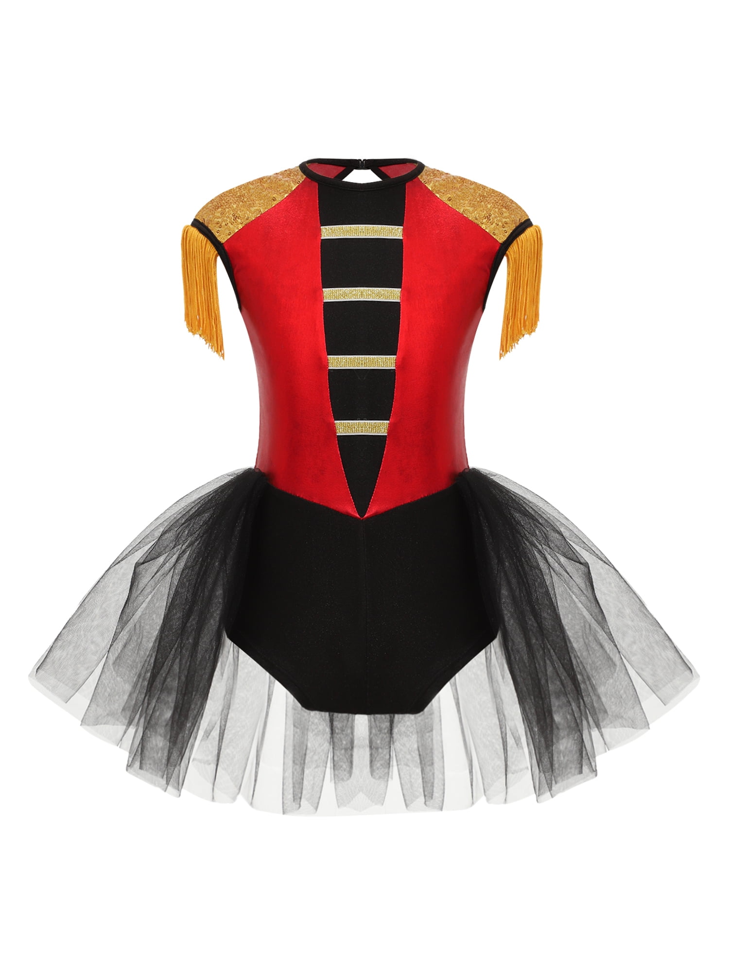 iixpin Kids Girls Ringmaster Showman Stage Performance Dancewear ...