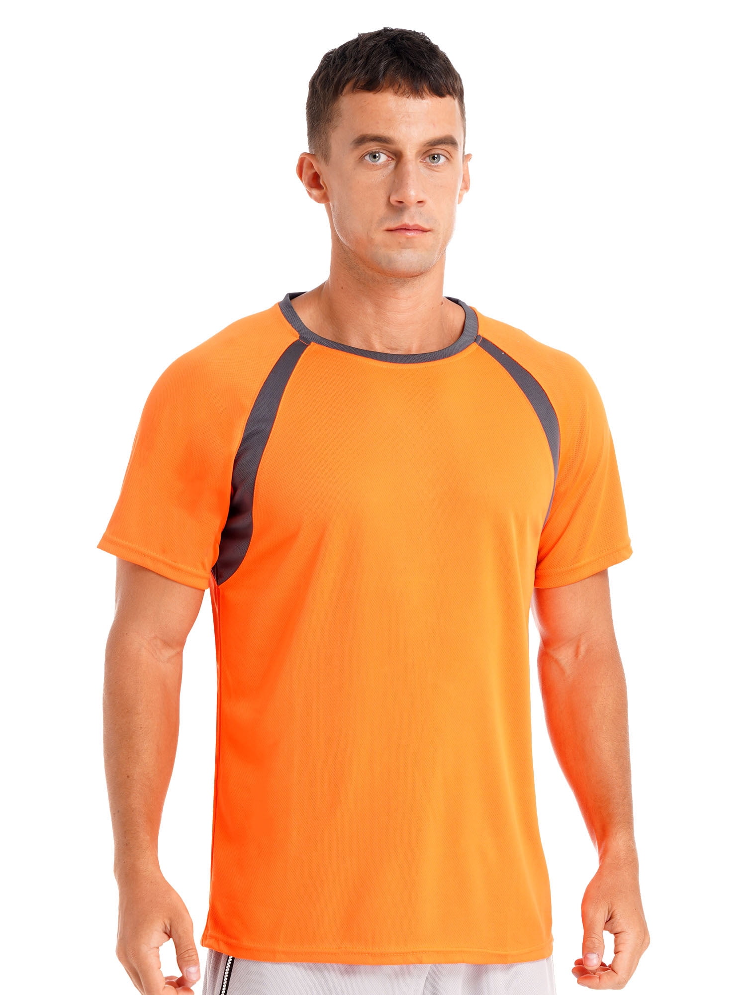 iixpin Men's Rash Guard Shirt Short Sleeve Quick-Dry UPF 50+ Swimming ...