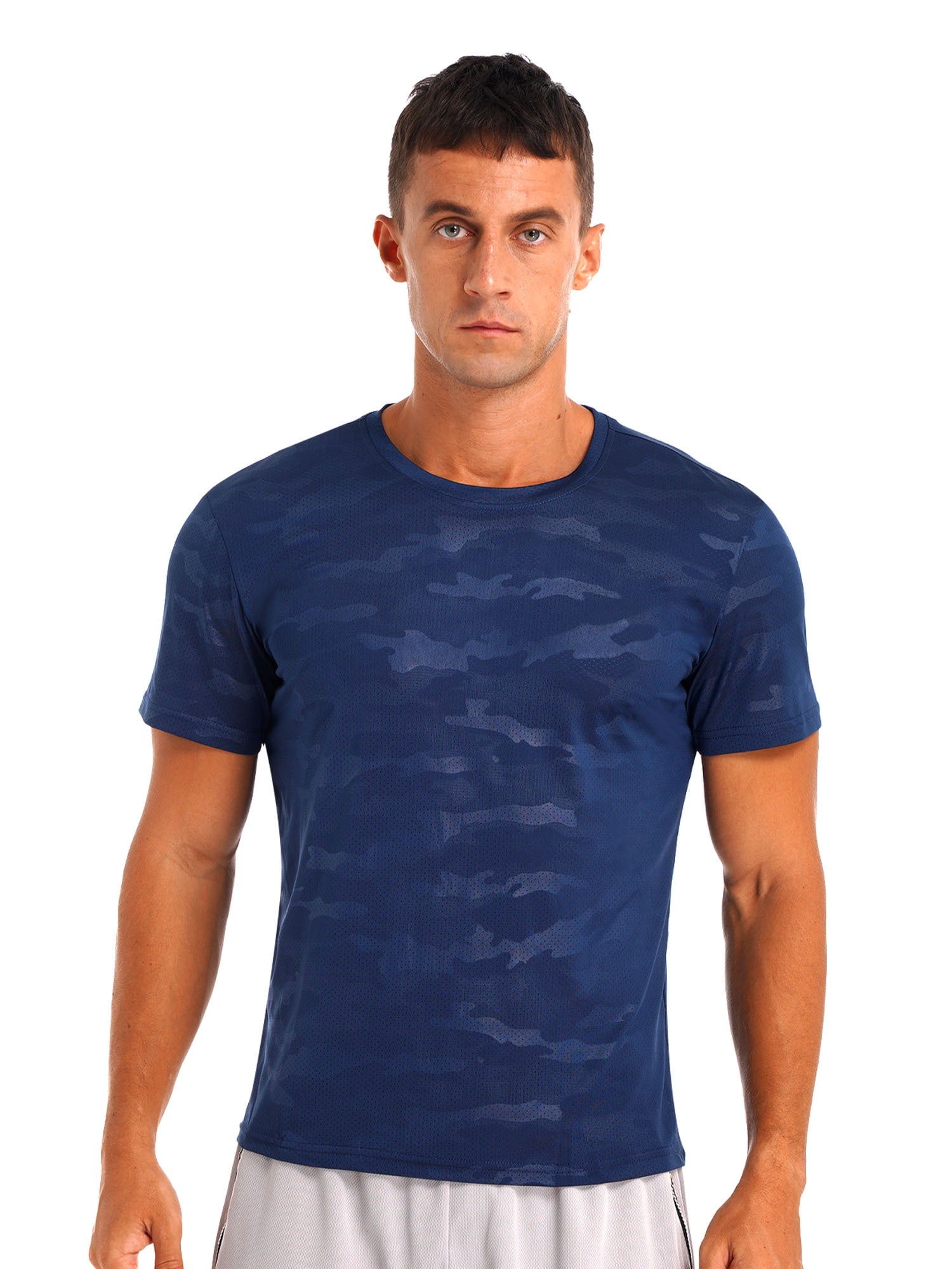 iixpin Men's Sun Protection Swim Shirt Rash Guard Swimming Costume ...