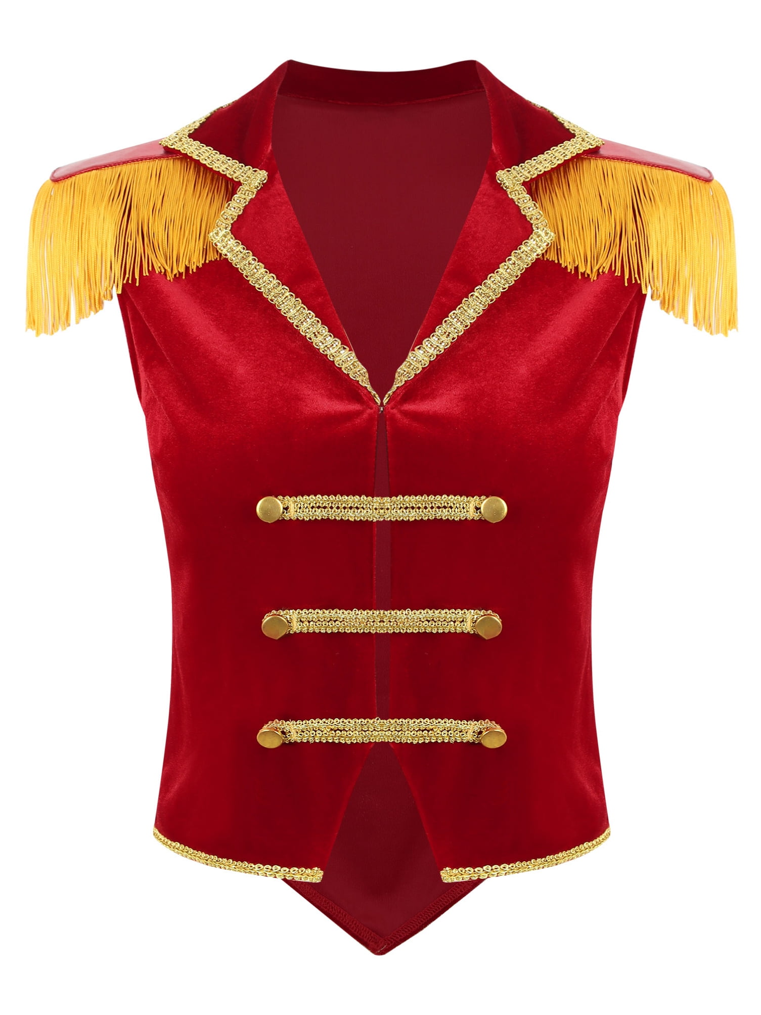 iixpin Women's Ringmaster Tailcoat Circus Costume Shoulder Epaulets ...