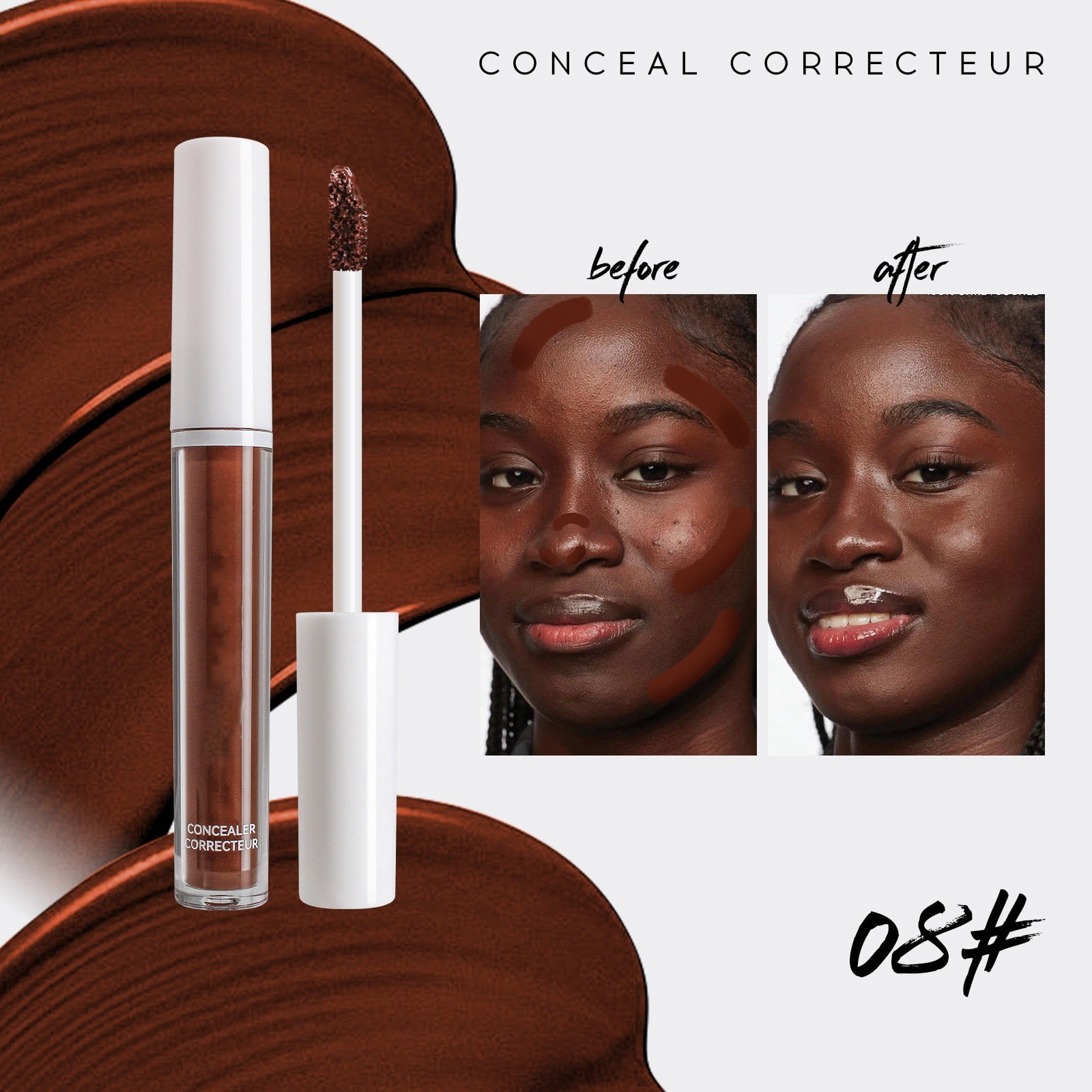 iju7gthy Border Colored Concealer Specially Designed To Cover Tear ...