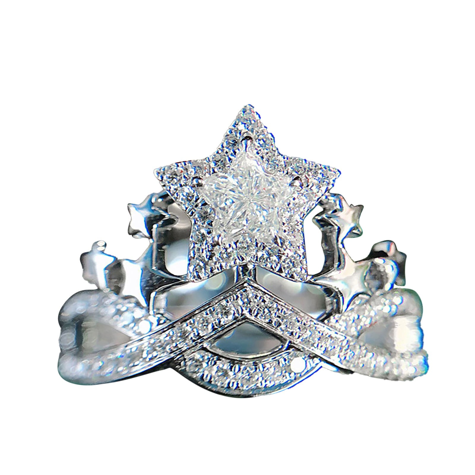 iju7gthy Small Jewelry Boxes for Gifts 4Th of July Indoor Exquisite Super Flash Five Pointed ...