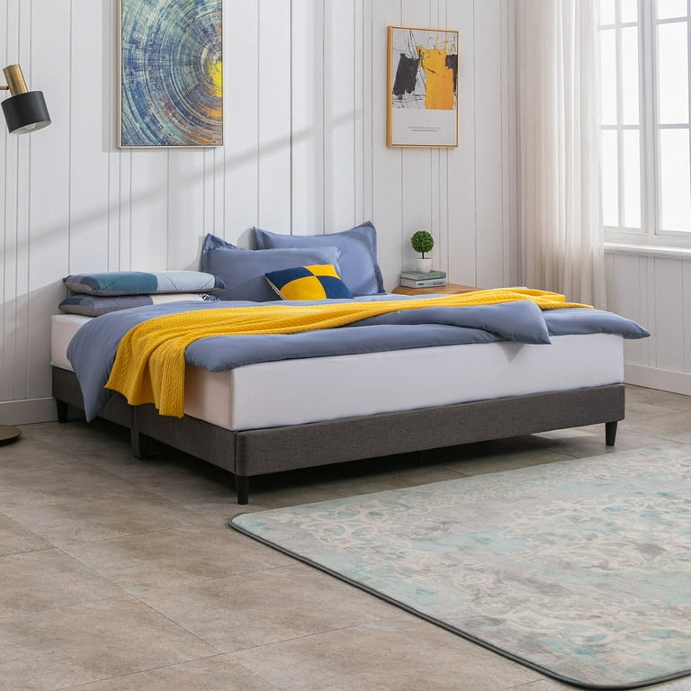 California king bed frame no headboard store
