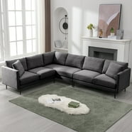 Homall U-Shape Sectional Sofa, Chenille Fabric, Modular Couch with ...