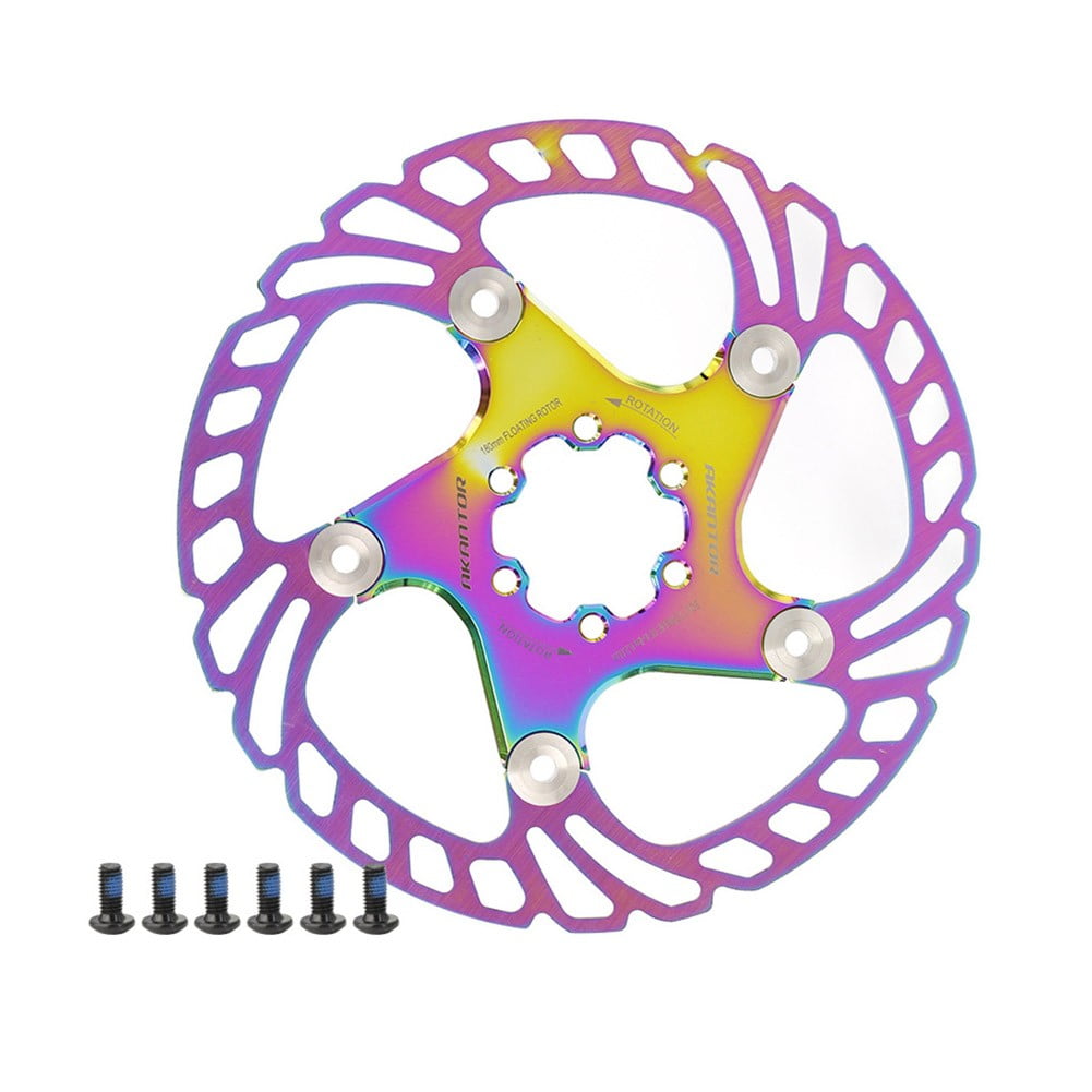 ikailun Bicycle Floating Disc Bicycle Color Brake Six Nail Brake Disc ...
