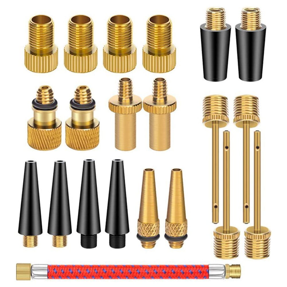 ikailun Bicycle Valve Adapter 21/16/9 Pieces Set Bicycle Valve Group ...