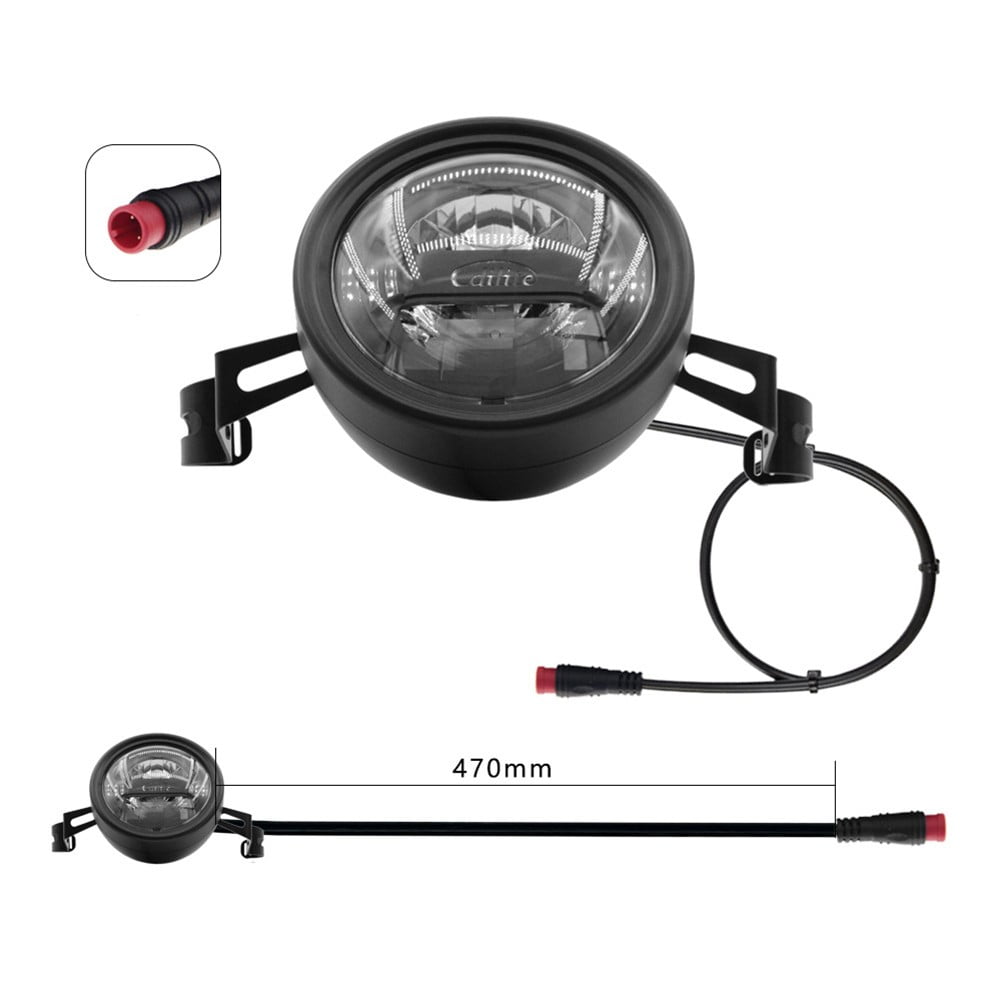 ikailun Snowmobile Modified Headlight 12V-48V External Headlight ...