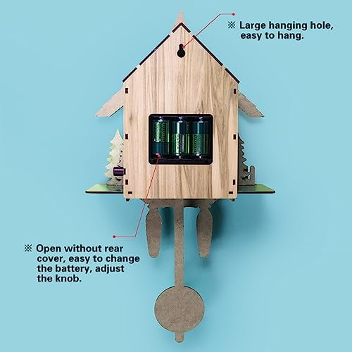 ikasus Cuckoo Clock Quartz Cuckoo Clock Antique Birdhouse Clock ...