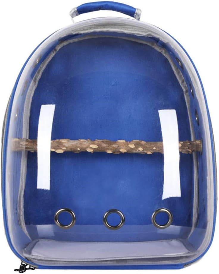 ikasus Parrot Backpack Transparent Pet Birds Carrier Shoulders Bag ...