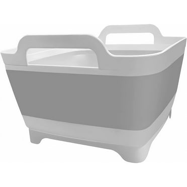 Emapoy Large 2.4 Gallon Collapsible Dishwashing Wash Tub, Foldable ...