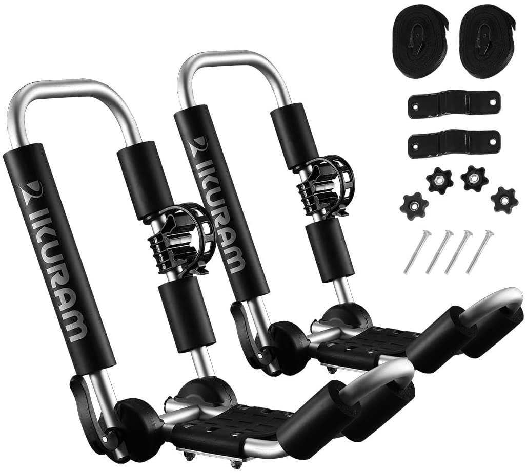 ikuram Multicolor 3-in-1 Multifunction Aluminum J-Style Kayak Carrier ...