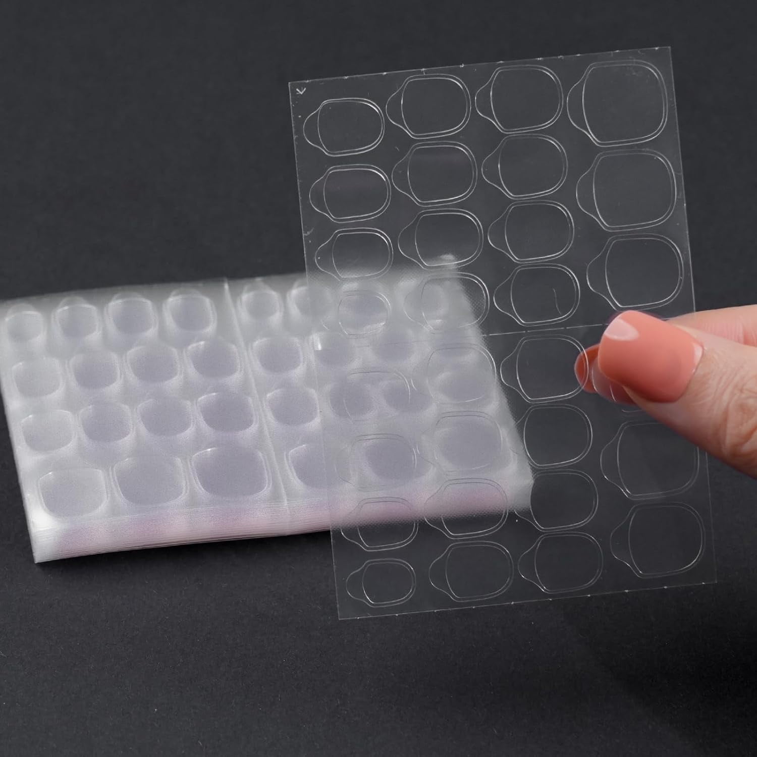 il Adhesive Tabs for Press On ils, 10 Sheets Waterproof & Breathable ...