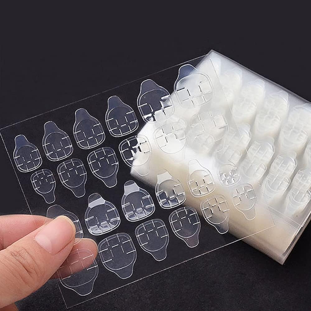 il Glue Stickers Double Side for Press on ils Stickers,Waterproof ...