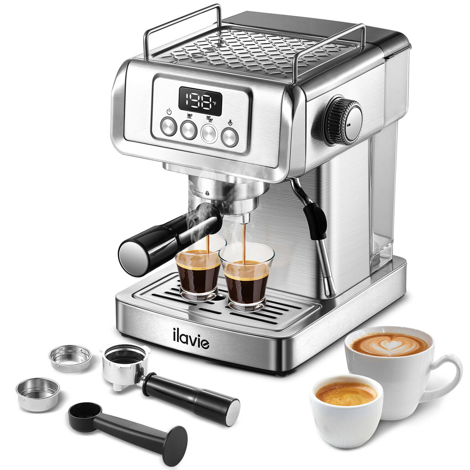 Jura S8 Multifunction Automatic Coffee & Espresso Machine | Piano Black ...