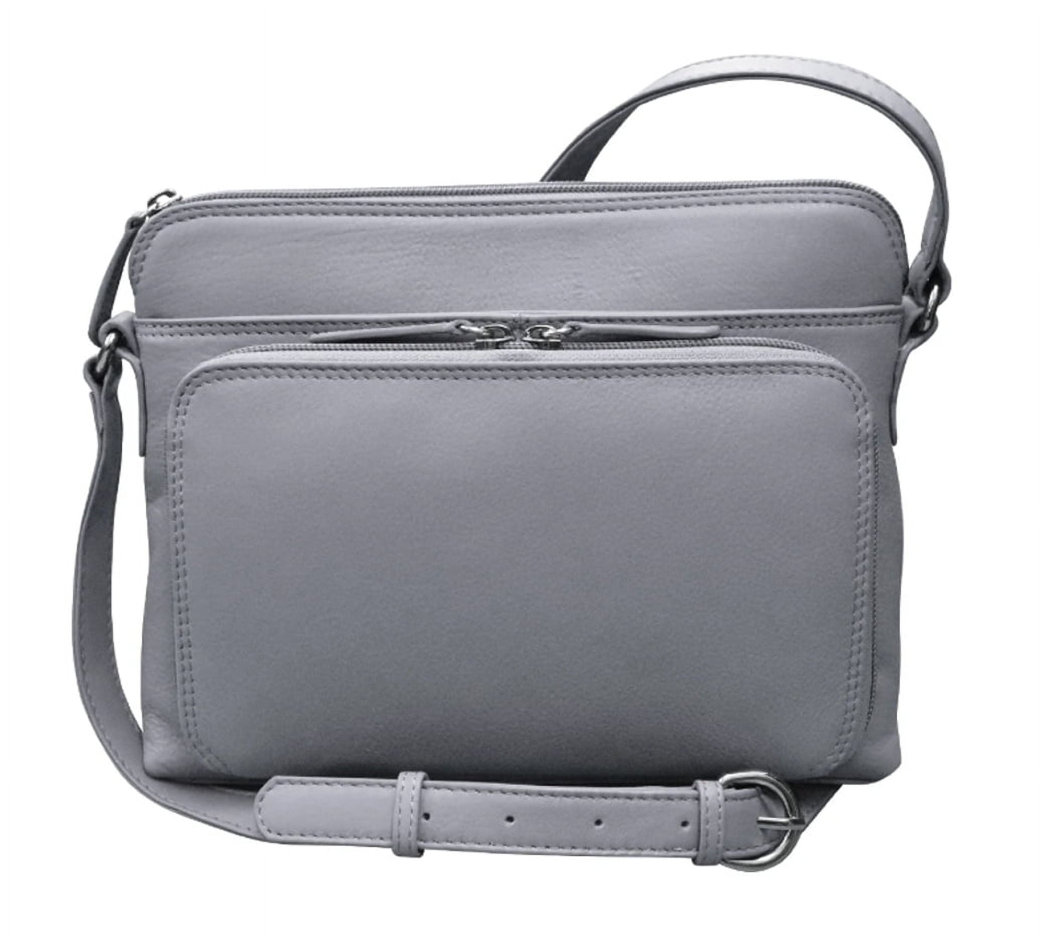 ili New York Genuine Leather RFID Blocking Crossbody Shoulder Bags for ...