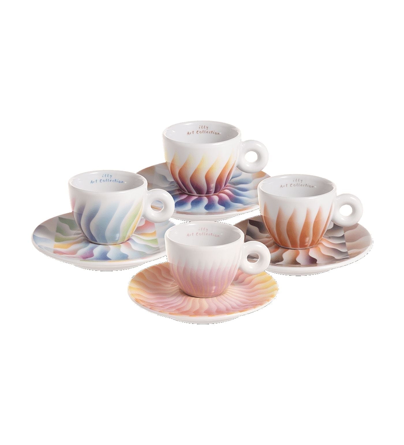 illy Art Collection Judy Chicago Gift Set - Set of 4 Espresso Cups and ...