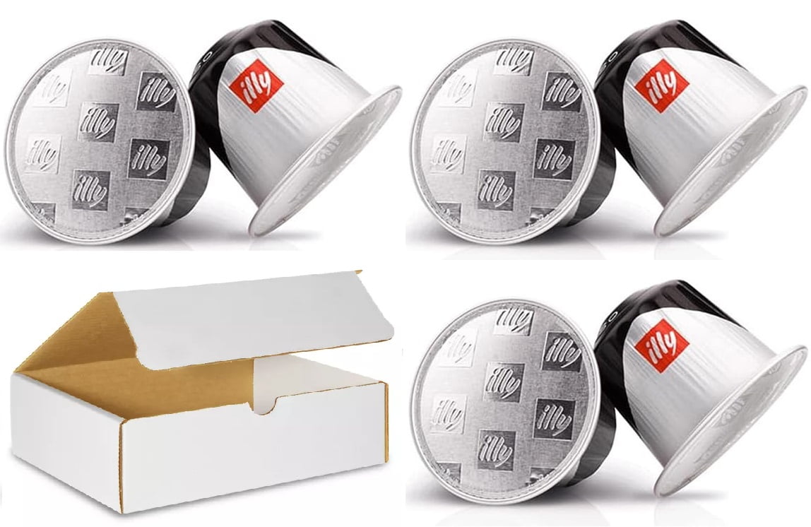 illy Classico Lungo Coffee Espresso Capsules - 40 Forte Extra Bold ...