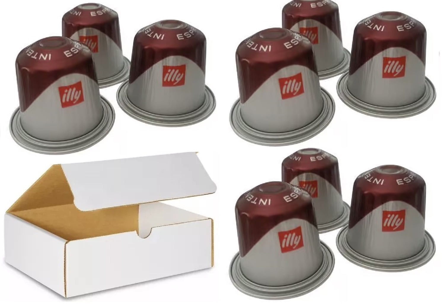 illy Espresso Intenso Coffee 40 Capsules - Bulk Generic Packaging - Walmart.com