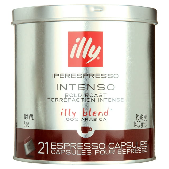 illy Intenso iperEspresso Capsules Bold Roast Italian Espresso, Intense & Full-Bodied, 21 Ct ...