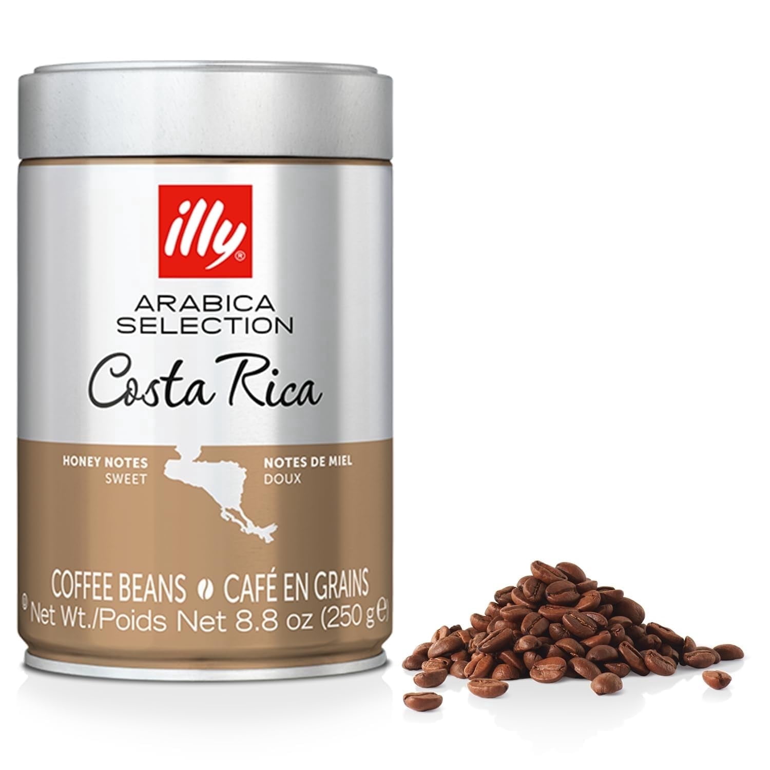 illy Whole Bean Coffee - Perfectly Roasted – Costa Rica Medium Roast ...