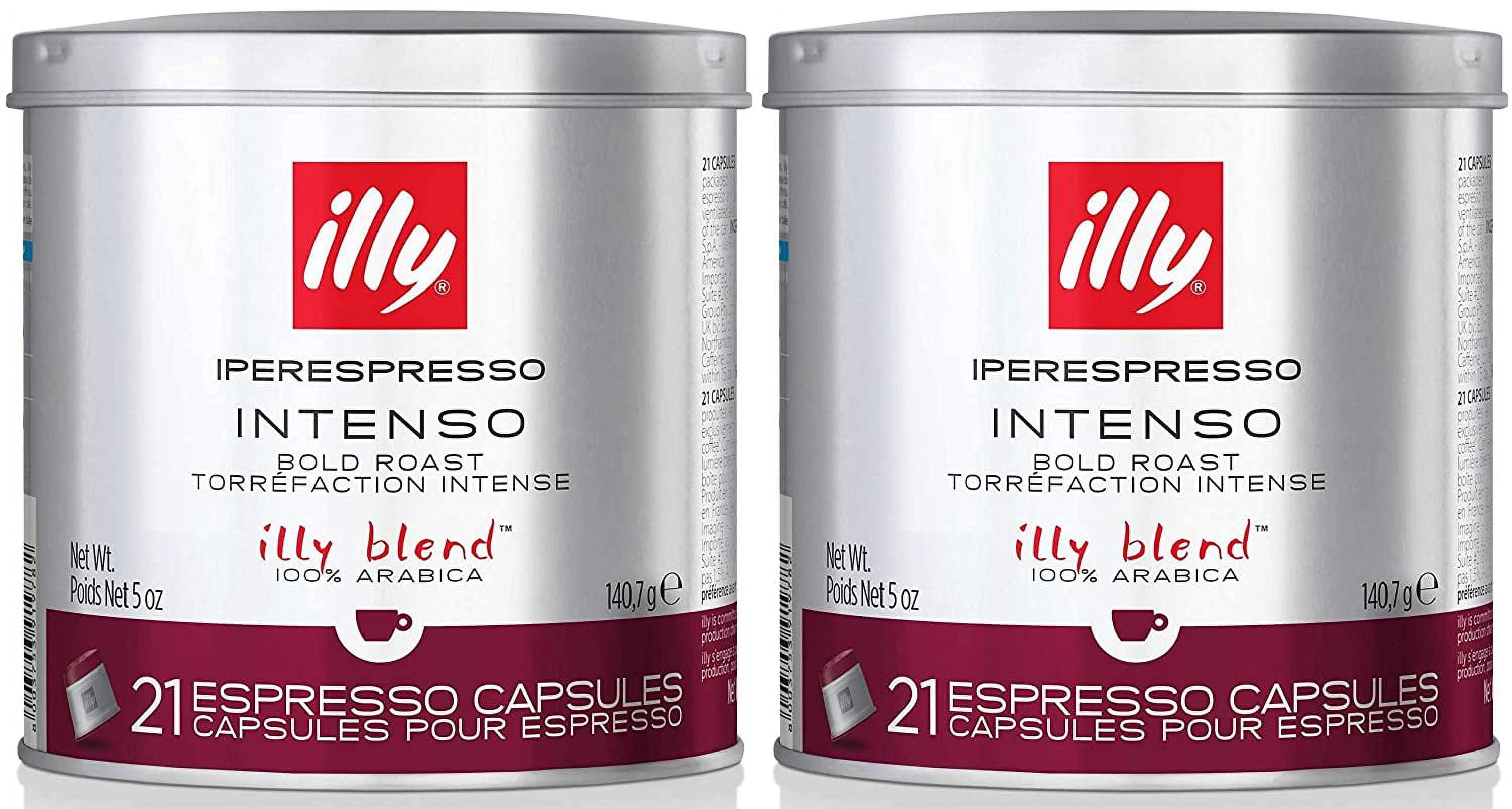 illy iperEspresso Capsules Dark Roasted Coffee, 5-Ounce, 21-Count ...