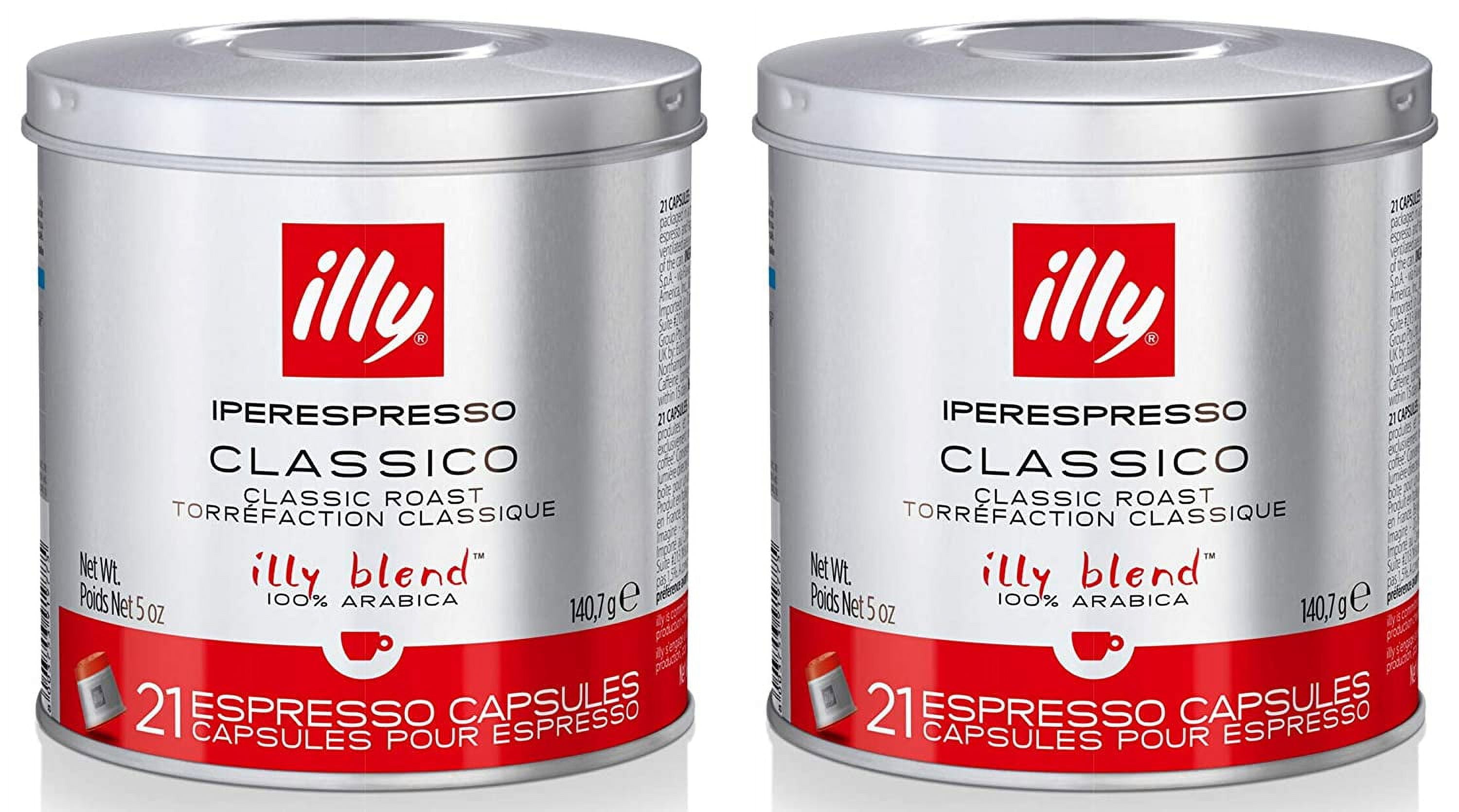 illy iperEspresso Capsules Medium Roasted Coffee, 5-Ounce, 21-Count ...