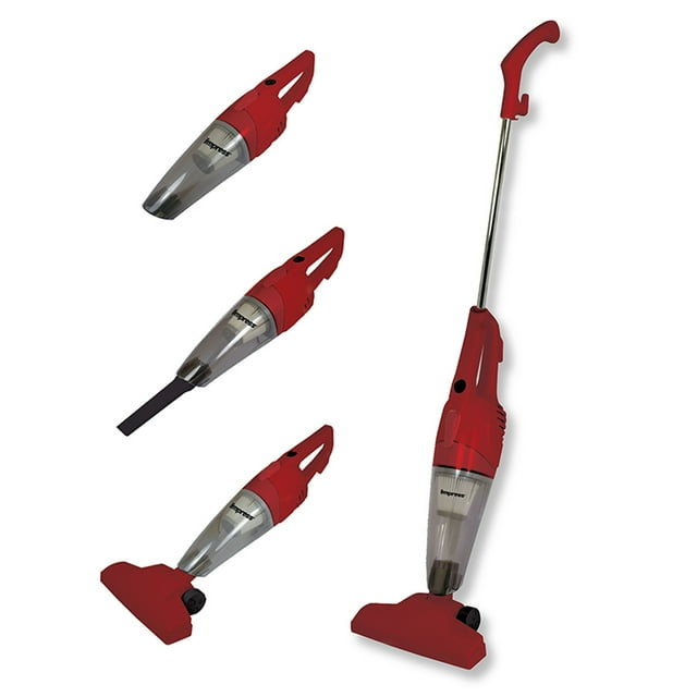 Impress GoVac 2-in-1 Upright-Handheld Vacuum Cleaner, Red - Walmart.com