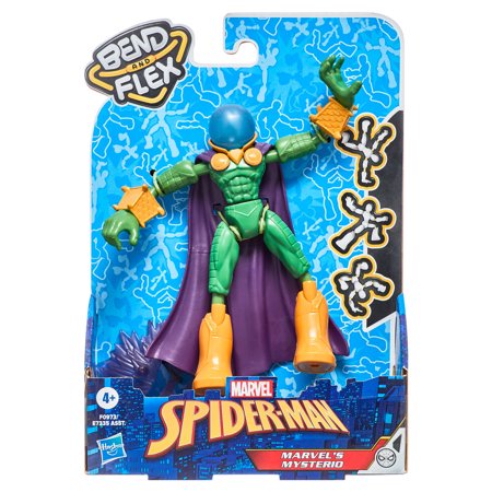 Marvel: Spider-Man Bend and Flex Mysterio Kids Toy Action Figure for ...