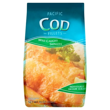 Pacific Wild Caught Skinless Cod Fillets, 16 oz – Walmart Inventory ...