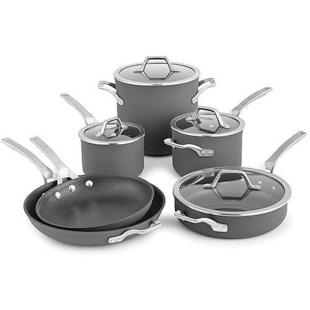 Calphalon Signature Hard-Anodized Nonstick Pots and Pans, 10-Piece ...