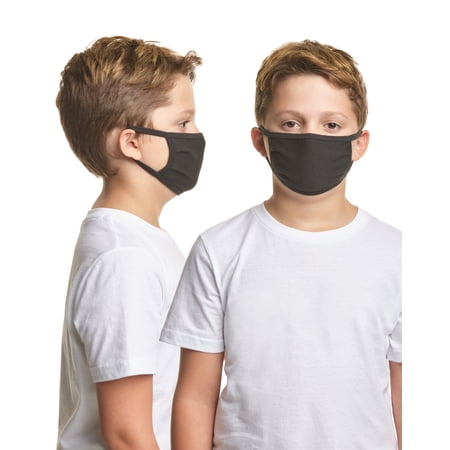 F20k-H-5pk Fce Msk Blk Accessories Kids Face Mask Black 5ct – Dollar ...
