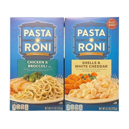 Pasta Roni Variety Pack - Chicken & Broccoli and Shells & White Cheddar ...