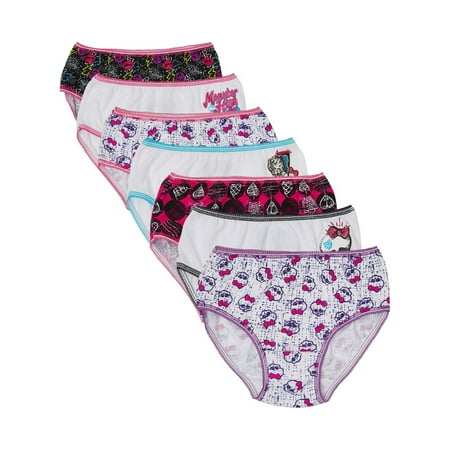 Monster High, Girls Underwear, 7 Pack Panties (Little Girls & Big Girls ...