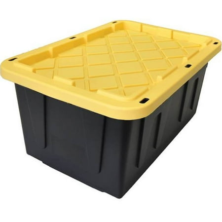 Homz Durabilt 15 Gallon Stackable Home Storage Container Bins Heavy ...