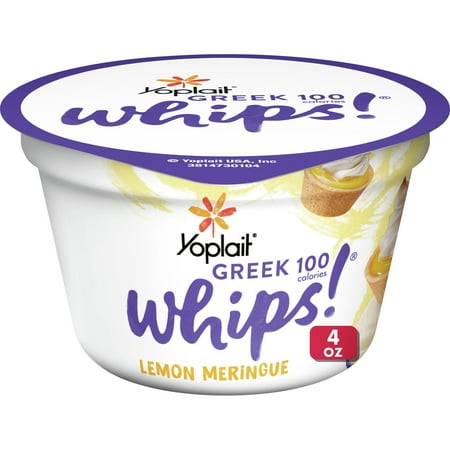 Yoplait 100 Whips Greek Yogurt, Lemon Meringue, 4 oz – BrickSeek