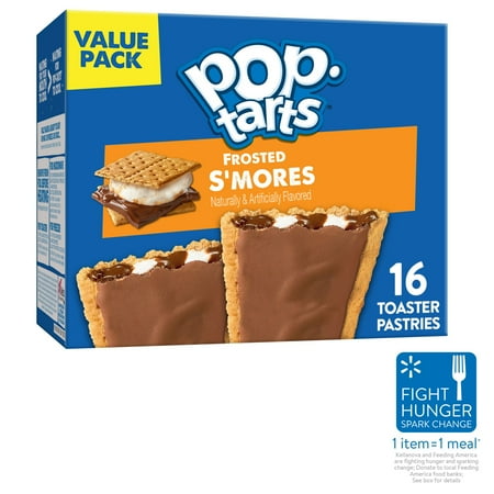 Pop-Tarts Frosted S'mores Instant Breakfast Toaster Pastries, Shelf ...