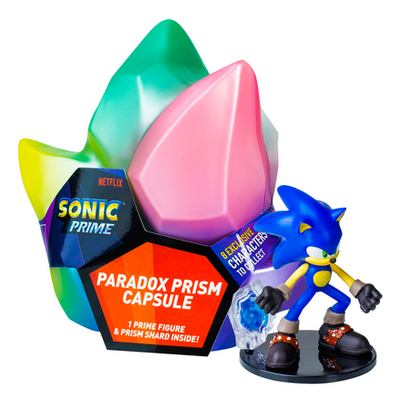 Sonic Prime Paradox Prism Capsule with Figure, Shard and Leaflet – 8 ...