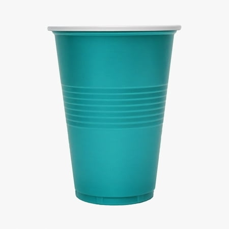 Way to Celebrate! Teal Disposable Plastic 16 fl oz Cups, 18ct – BrickSeek