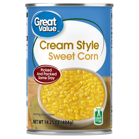 Great Value Canned Cream Style Sweet Corn, 14.25 oz Can – Walmart ...