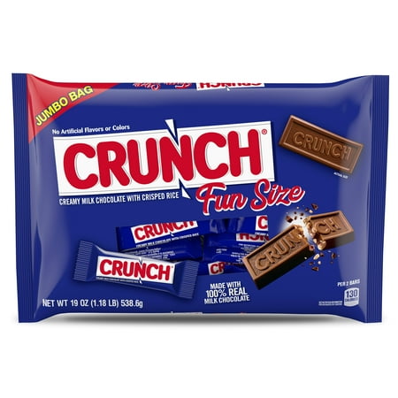 CRUNCH Fun Size Candy Bars, 19 Ounce – Walmart Inventory Checker ...