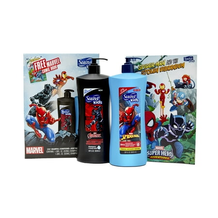 ($15 Value) Suave 3-pc Marvel Holiday Gift Set (2 in 1 Shampoo ...