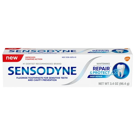 Sensodyne Repair and Protect Whitening Sensitive Toothpaste, 3.4 oz ...