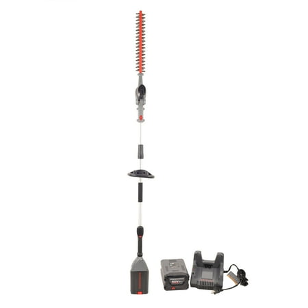 Powerworks 60V 20" Pole Hedge Trimmer, 2Ah Battery and Charger Included ...