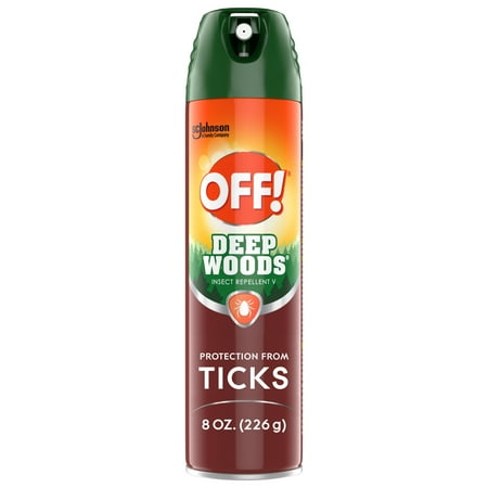 OFF! Deep Woods Tick Repellent V, Long Lasting Outdoor Mosquito Bug ...