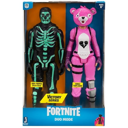 Fortnite Victory Series Skull Trooper (Green Glow) & Cuddle Team Leader ...