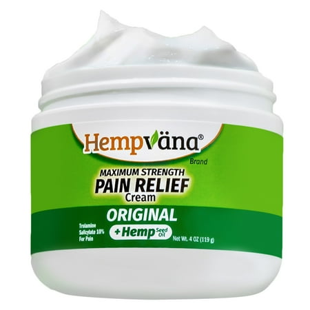 Hempvana Original Relief Cream, Maximum Strength, The Hemp Cream for ...