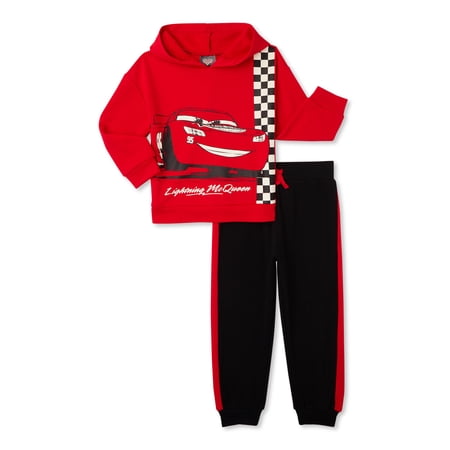 Disney Pixar Cars Baby Boy & Toddler Boy Fleece Hoodie & Jogger Pant ...
